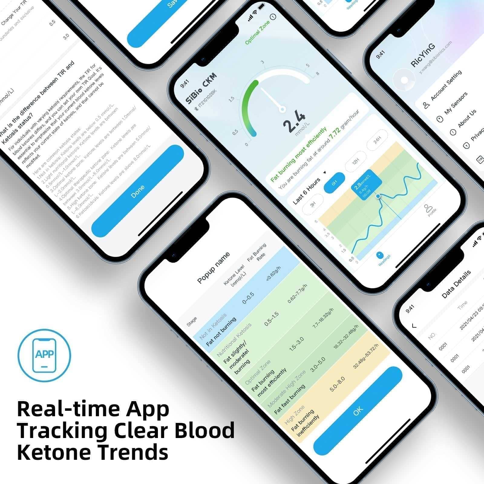 SiBio KS1 Continuous Ketone Monitoring System (CKM)